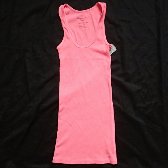 American Eagle Outfitters | Tops | American Eagle Neon Pink Boyfriend ...